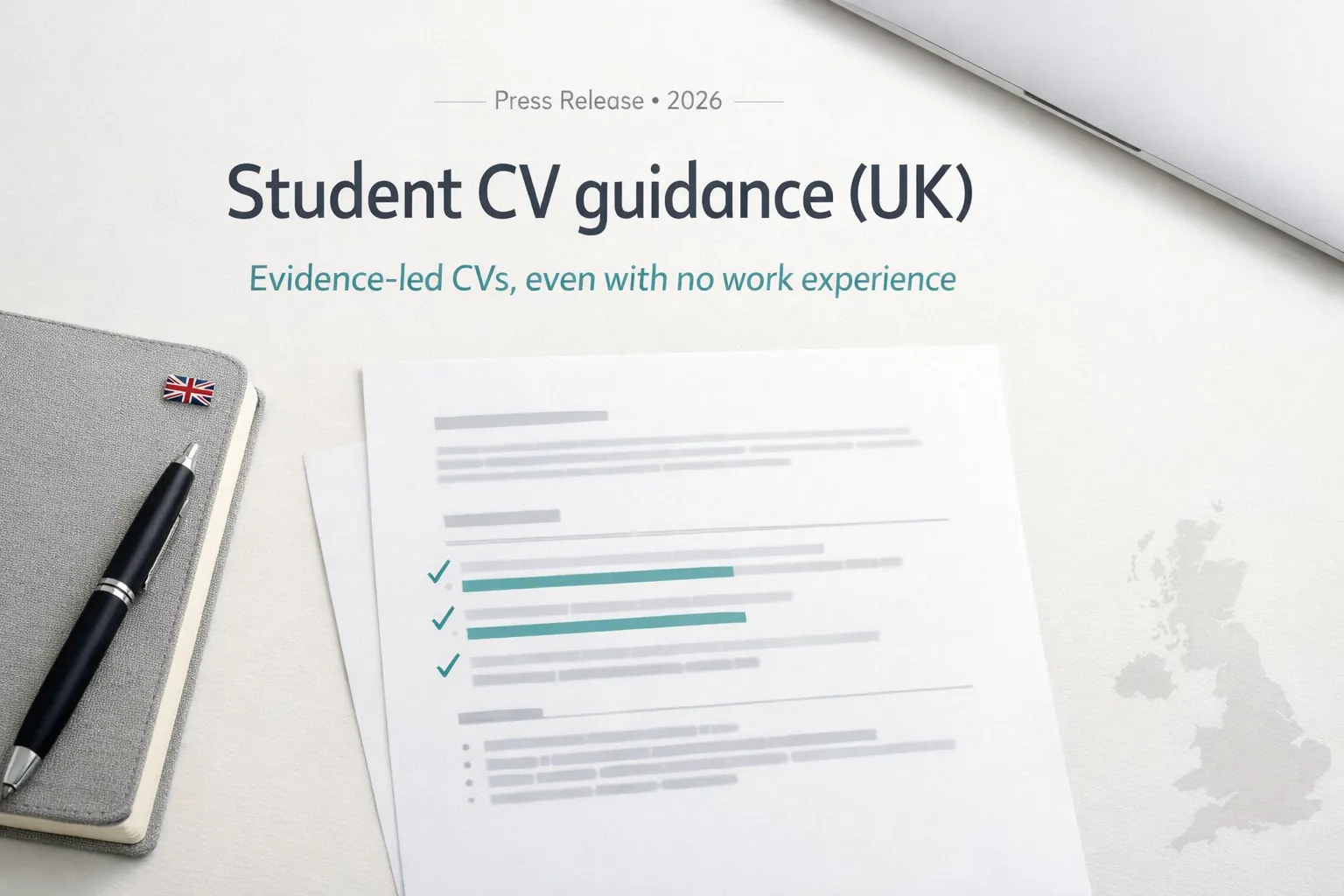 Student CV guidance (UK): evidence-led CVs with no experience